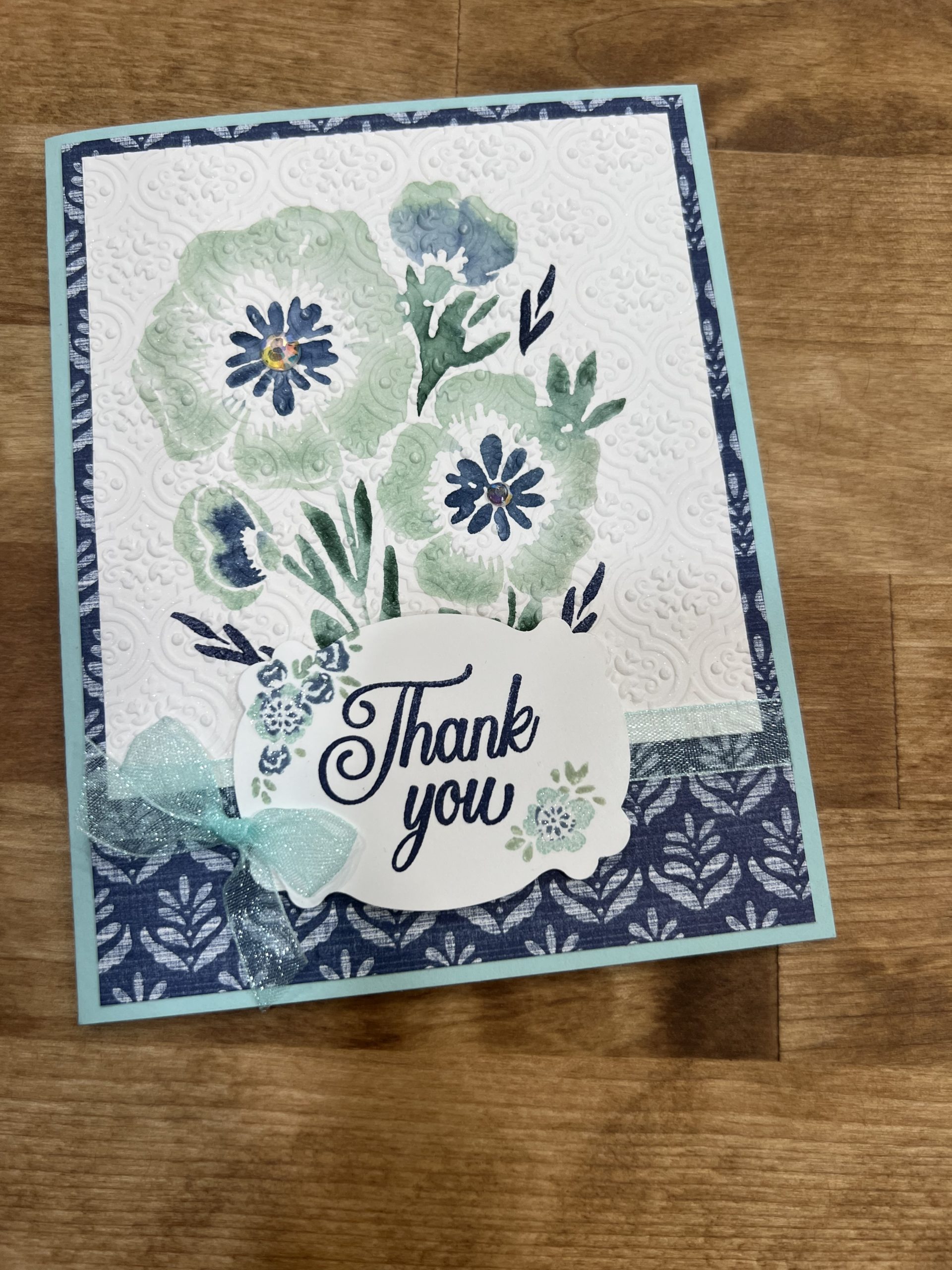 Thank You Cards using Lovely & Lasting stamp set, some DSP, & stampin ...